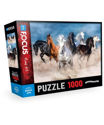 Blue Focus Puzzle za decu 1000 delova Konji - 1038767