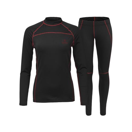 Žensnki aktivni veš WARM Women's base layer set - CRNA