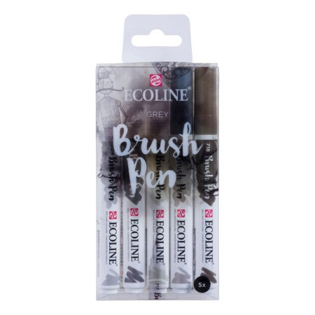 Talens Ecoline, marker, set, grey, 5K ( 683102 )