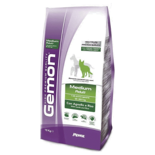 Gemon Dog Medium Adult With Lamb And Rice - 3 kg