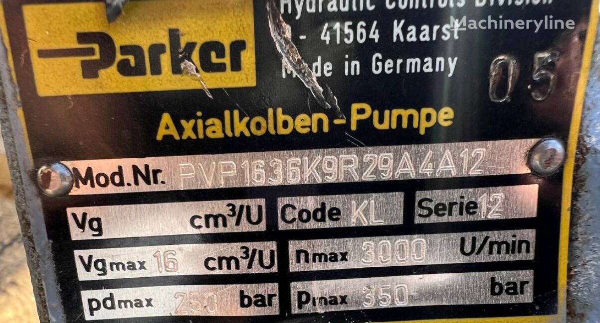 Parker PVP1636 ( PVP1636K9R29A4A12 ) hidraulična pumpa