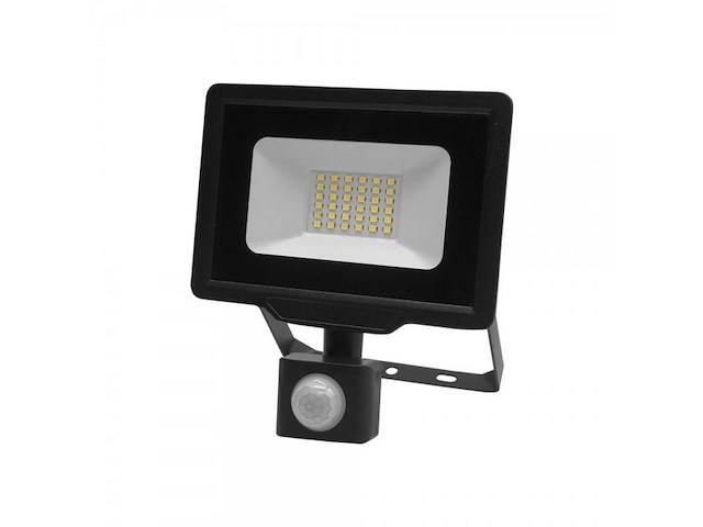 Reflektor led SMD 30W 4000K crni pro sa senzorom