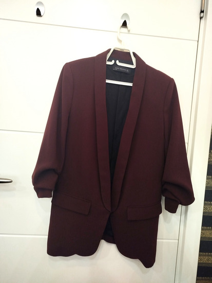 Zara sako burgundy