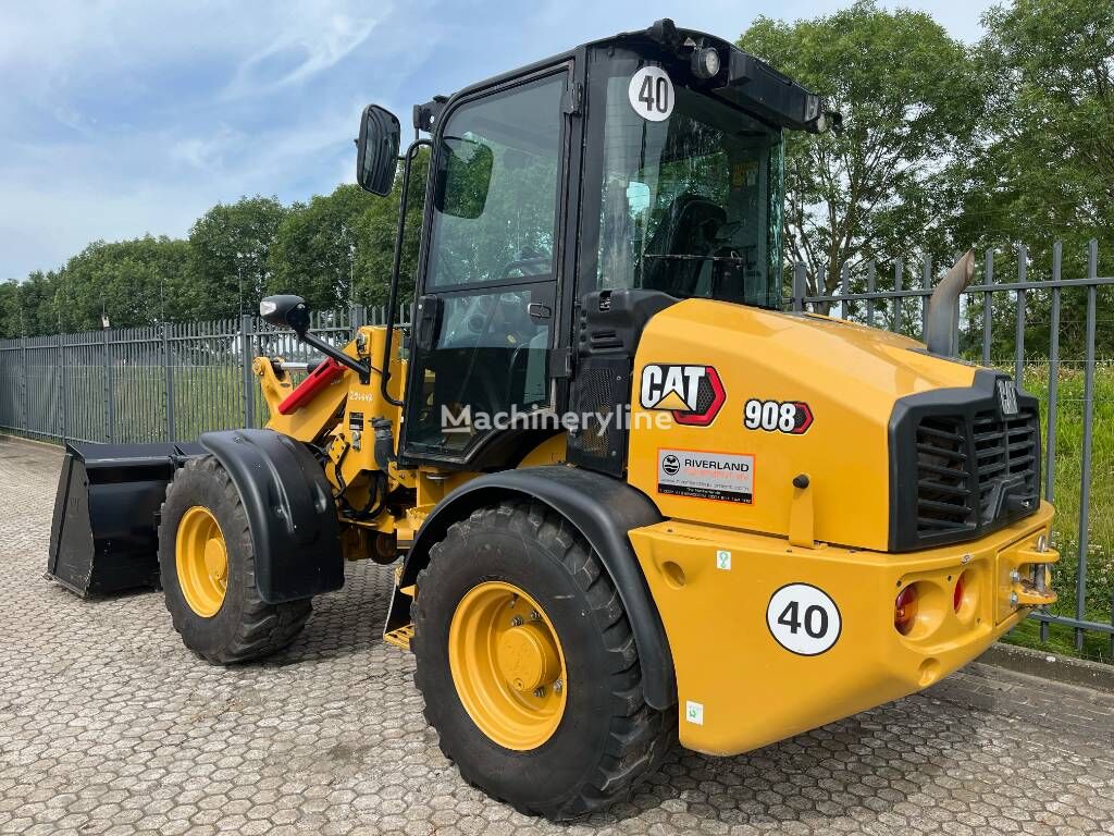 Caterpillar CAT 908 demo 2022 CE EPA 40km forks autogreaser bucket prednji utovarivač