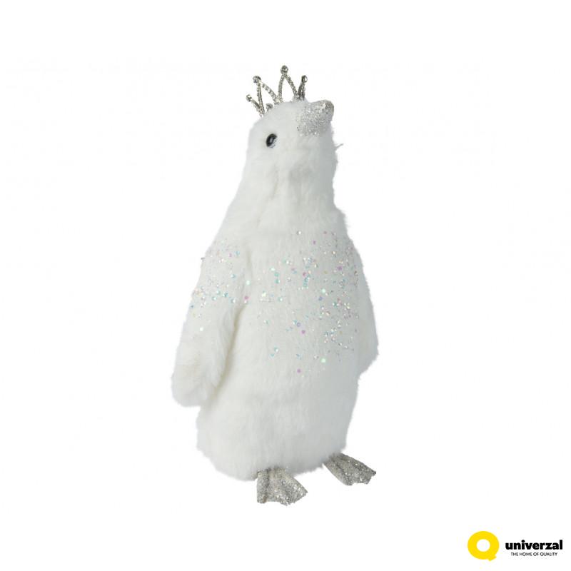 FIGURA NOVOGODIŠNJA PINGVIN 30CM WHITE 707555