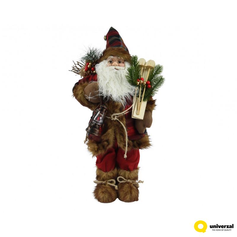 NOVOGODIŠNJA FIGURA DEDA MRAZ 60CM RED 547717