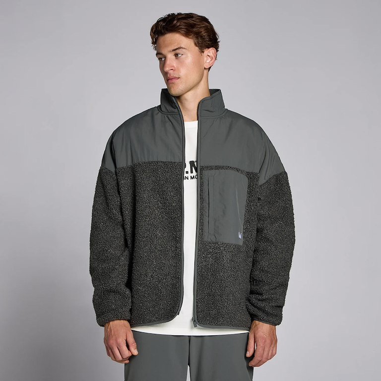 MP Men's Lifestyle Hybrid Fleece - muška jakna - tamnosiva