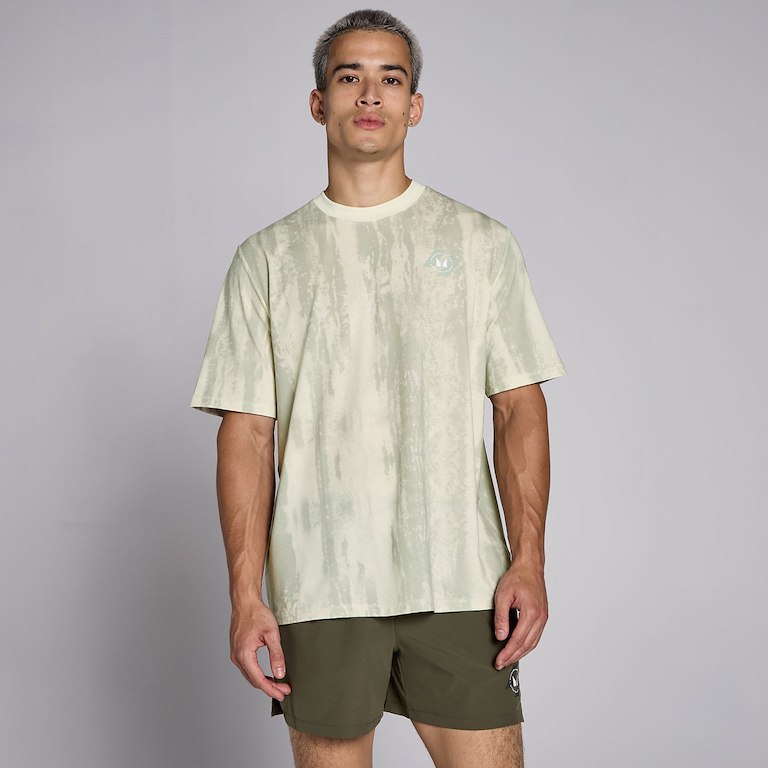 MP Men's Tempo Oversized T-Shirt - muška majica sa kratkim rukavima - zelenobež