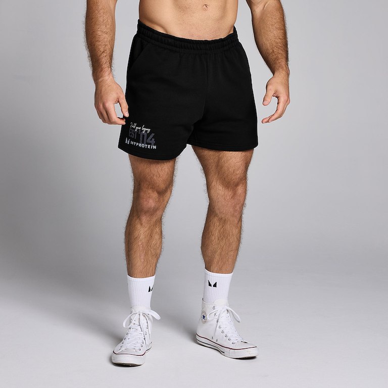 MP Men's Origin Graphic 5" Sweatshorts - muški šorts - crni