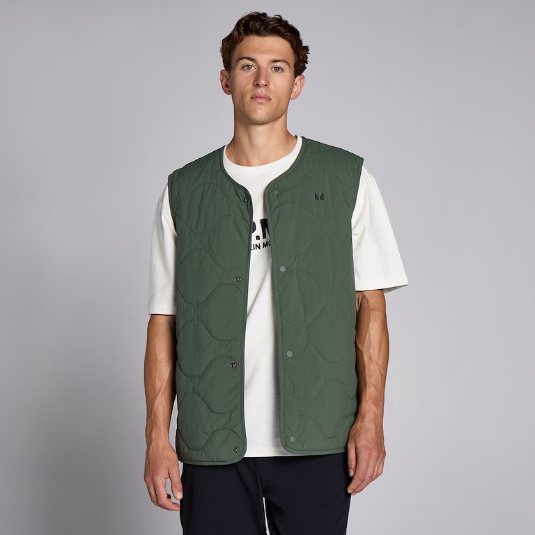 MP Men's Lifestyle Diamond Gilet - muški prsluk - sivozeleni