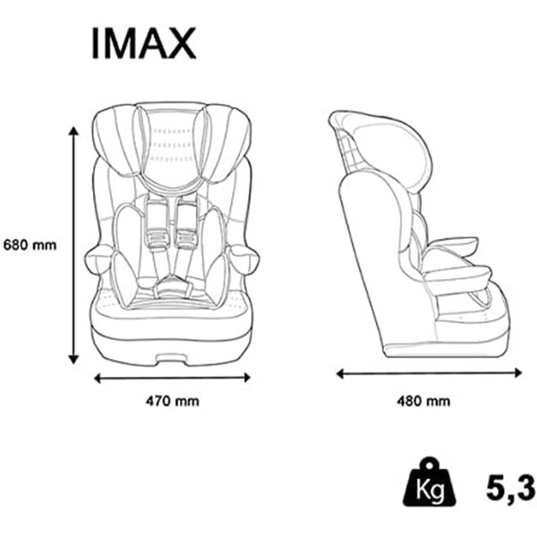 Auto Sedište za decu 9-36 kg Beline Mickey Love Nania 8015800211