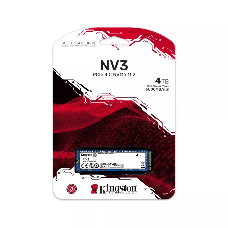 KINGSTON 4TB M.2 NVMe SNV3S/4000G series NV3 SSD