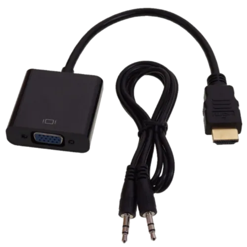 FAST ASIA ADAPTER HDMI NA VGA + AUDIO KABL 3,5 MM 310 - CRNI