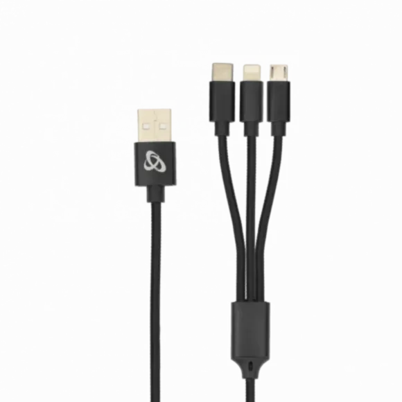 S BOX 3U1 KABL ZA PUNJAČ USB A (MUŠKI) NA LIGHTNING/MICRO USB/USB TIP C (MUŠKI)