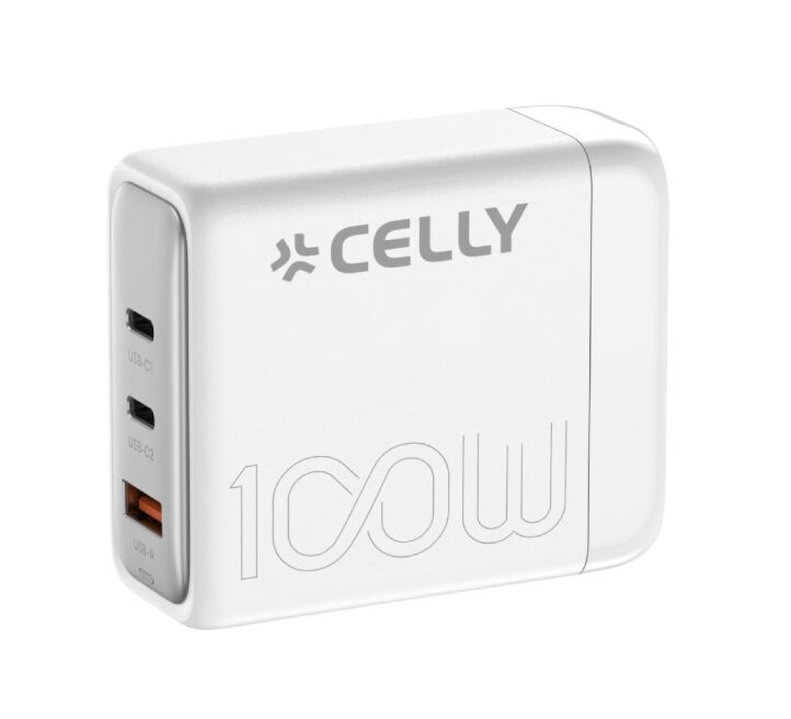 CELLY PUNJAČ PS3GAN100W WH