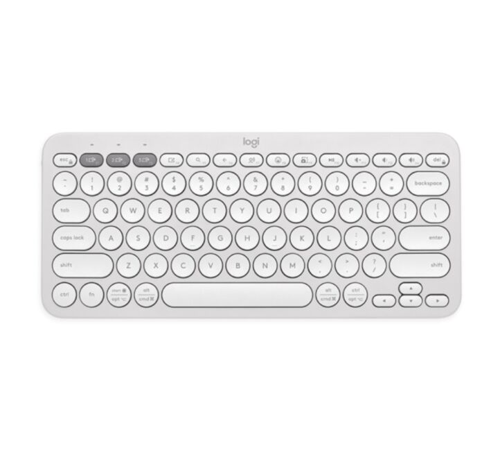 LOGITECH BEŽIČNA TASTATURA K380S US - BELA