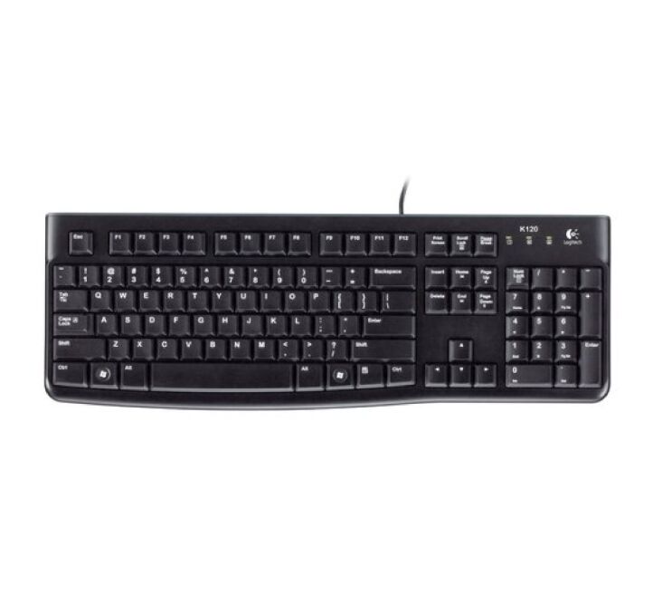 Logitech Žična tastatura K120 US USB - Crna