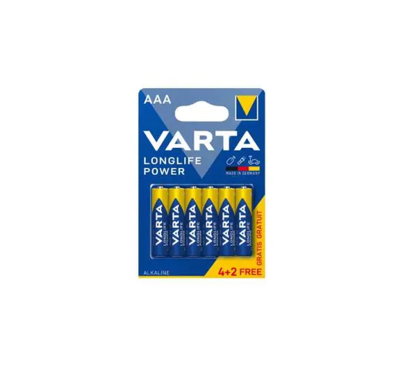 VARTA ALKALNE BATERIJE AAA LR03 - 4 + 2