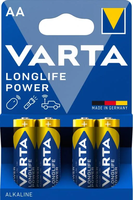 Varta Alkalne baterije AA LP LR6 - 4/1