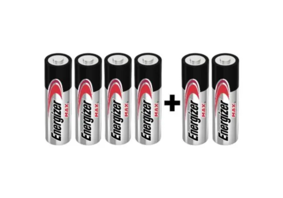 Energizer Alkalne baterije AA MAX LR6 ALK 4+2