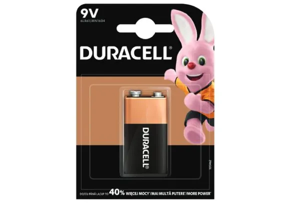 DURACELL ALKALNA BATERIJA BASIC 9 V 6LR61 / MN1604