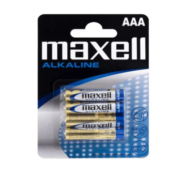 Maxell Alkalna baterija LR03 - 4 komada