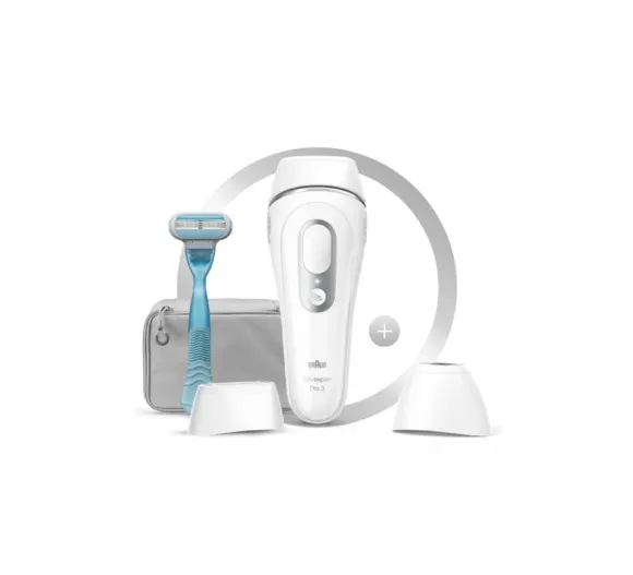 Braun IPL Epilator PL3121 - Bela / Siva