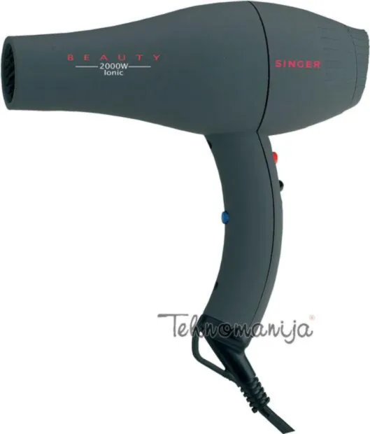 Singer Profesionalni fen za kosu Beauty 2000 W - Sivi