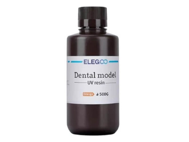 ELEGOO DENTAL MODEL UV RESIN 0.5 KG NARANDŽASTA