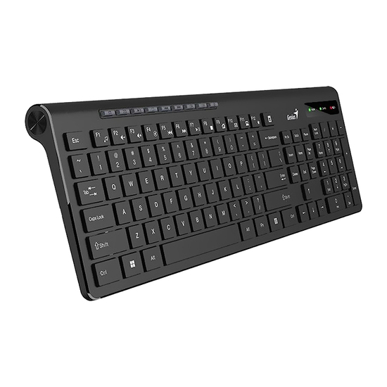 Tastatura Genius SLIMSTAR 7230, Membranska, Bežična, Crna