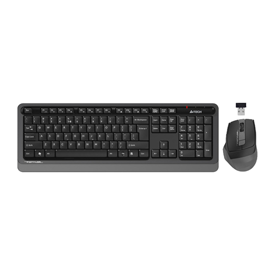 Set Tastatura + Miš A4Tech FG1035 FSTYLER, Bežična, Membranska, Siva