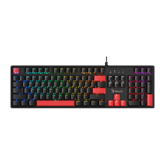 Tastatura A4Tech A4-S510R BLOODY GAMING, Gejmerska, Mehanička, USB, Crna, RGB