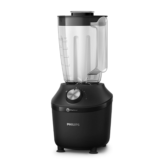 Blender Philips HR2191/01, 600 W, 1.25 l, Crna