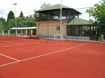 House with Tennis Court