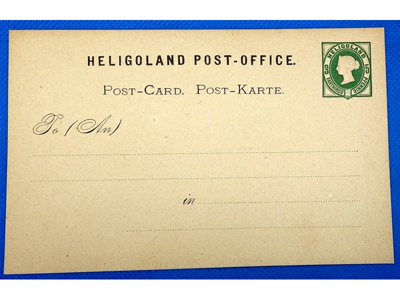 Nemačka Heligoland 1870. Post-Card