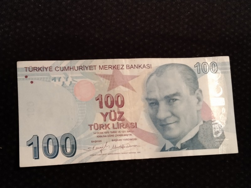 100 lira 2009 turska