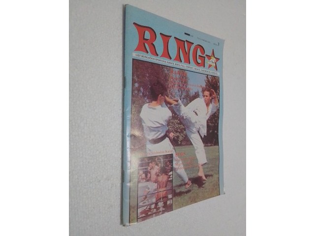 RING -LIST BORILAČKIH SPORTOVA,BROJ 3,1987 GODINA