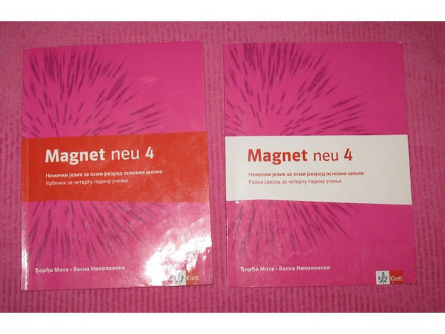 NEMAČKI JEZIK 8. MAGNET NEU 4, KOMPLET + 2CD-a