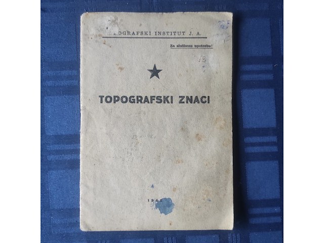 Topografski znaci  1946.god