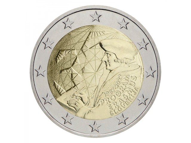 Slovenija 2 euro 2022. UNC Erasmus