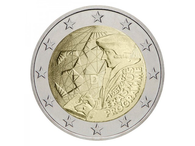 Nemacka 2 euro 2022. UNC Erasmus