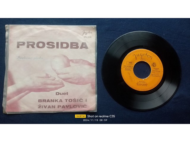 DUET BRANKA TOSIC I ZIVAN PAVLOVIC 1966 - PROSIDBA