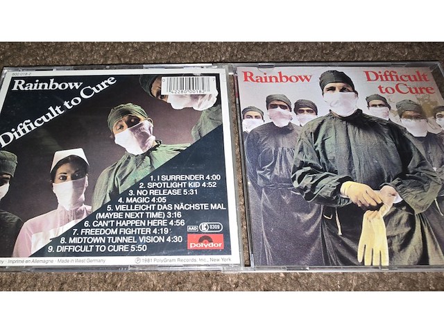 Rainbow - Difficult to cure , ORIGINAL