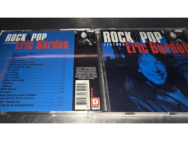 Rock &; pop legends, Eric Burdon , ORIGINAL