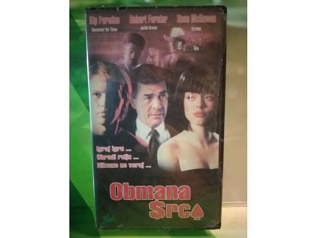 Obmana Srca - Robert Forster / VHS / NOVO / u Celofanu