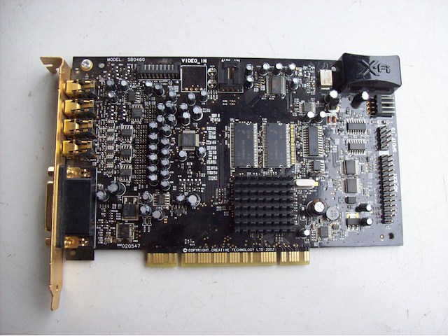 Creative Sound Blaster X-Fi SB0460 7.1Channel zvucna