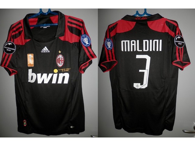 Milan dres 2007-08 Paolo Maldini 3