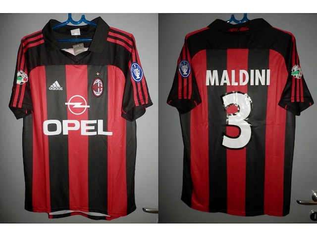 Milan dres 2001-02 Paolo Maldini 3