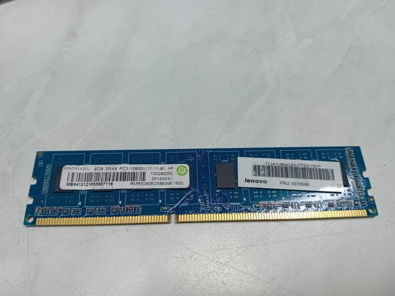 ddr3 4gb RAMAXEL 1600mhz ispravna