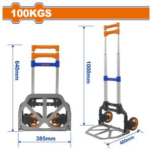 WWB8A10 SKLOPIVA RUCNA TRANSPORTNA KOLICA 100 kg WADFOW